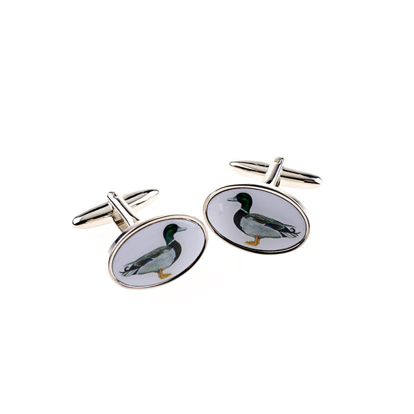 Mallard Cufflinks - At home in the country