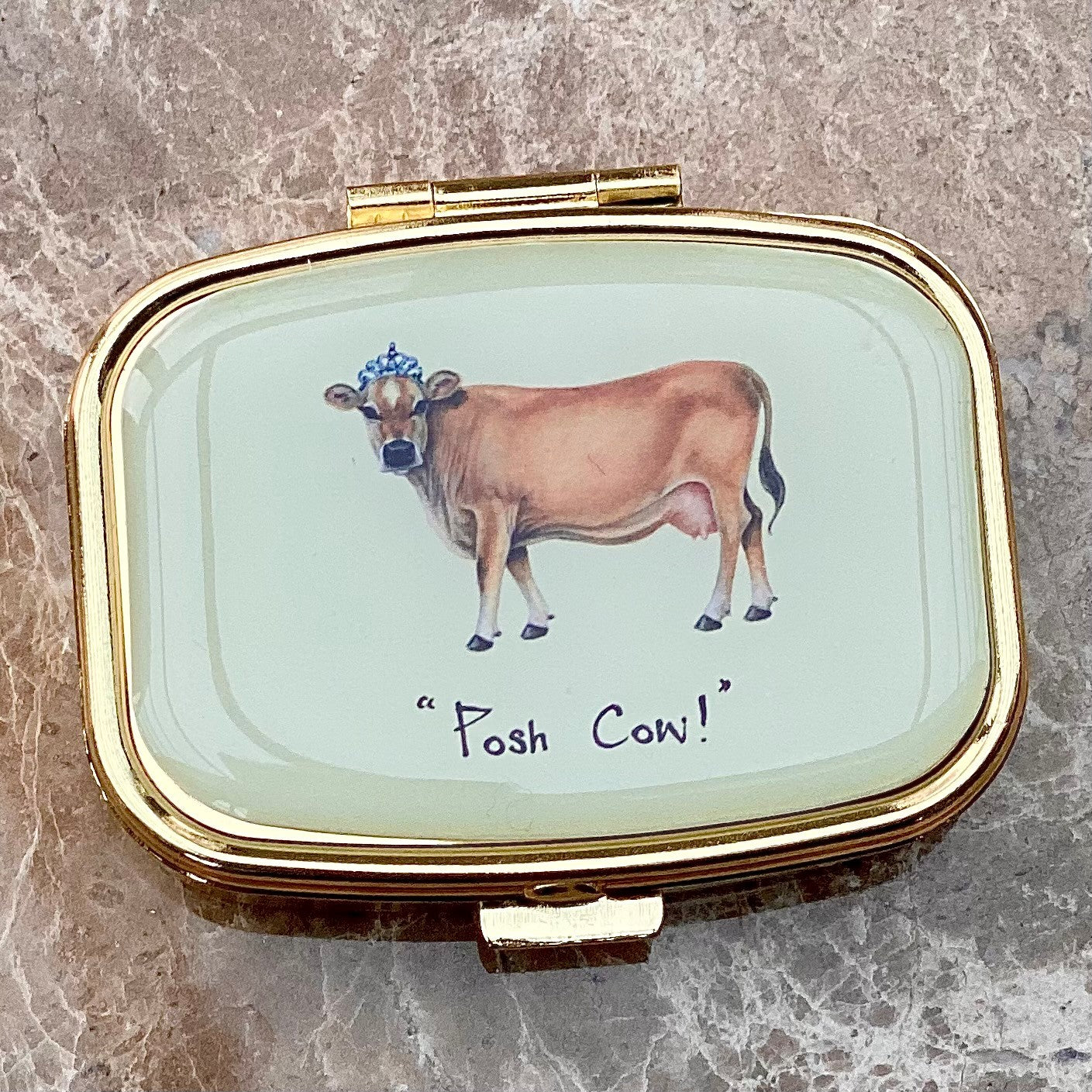 Posh Cow! Pillbox - At home in the country