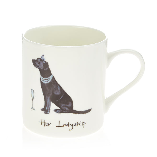 Her Ladyship Labrador Mug - At home in the country
