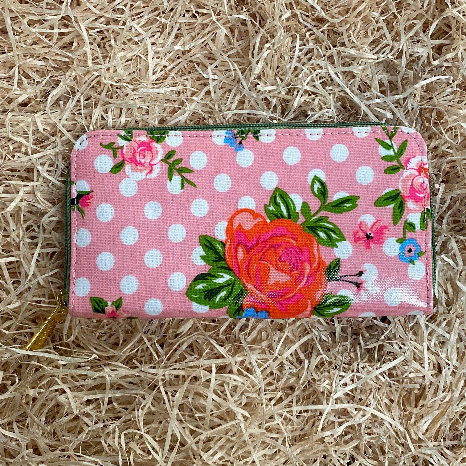 Pink Floral Wallet - At home in the country